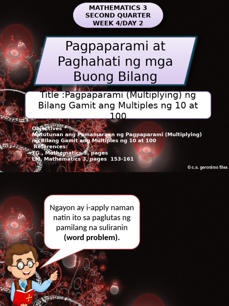 Math3 Q2 Wk4 Day2 | PDF