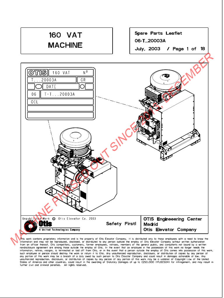 160 VAT Otis | PDF