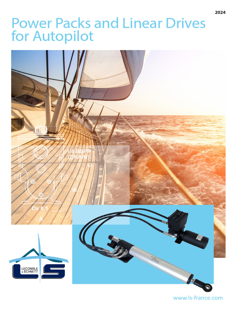 Power Packs and Linear Drives For Autopilots | PDF | Pump | Rudder