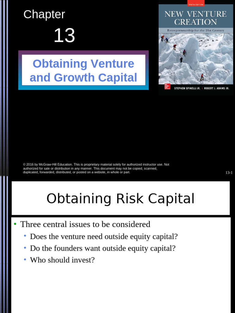 Chap013 2 | PDF | Venture Capital | Corporate Finance