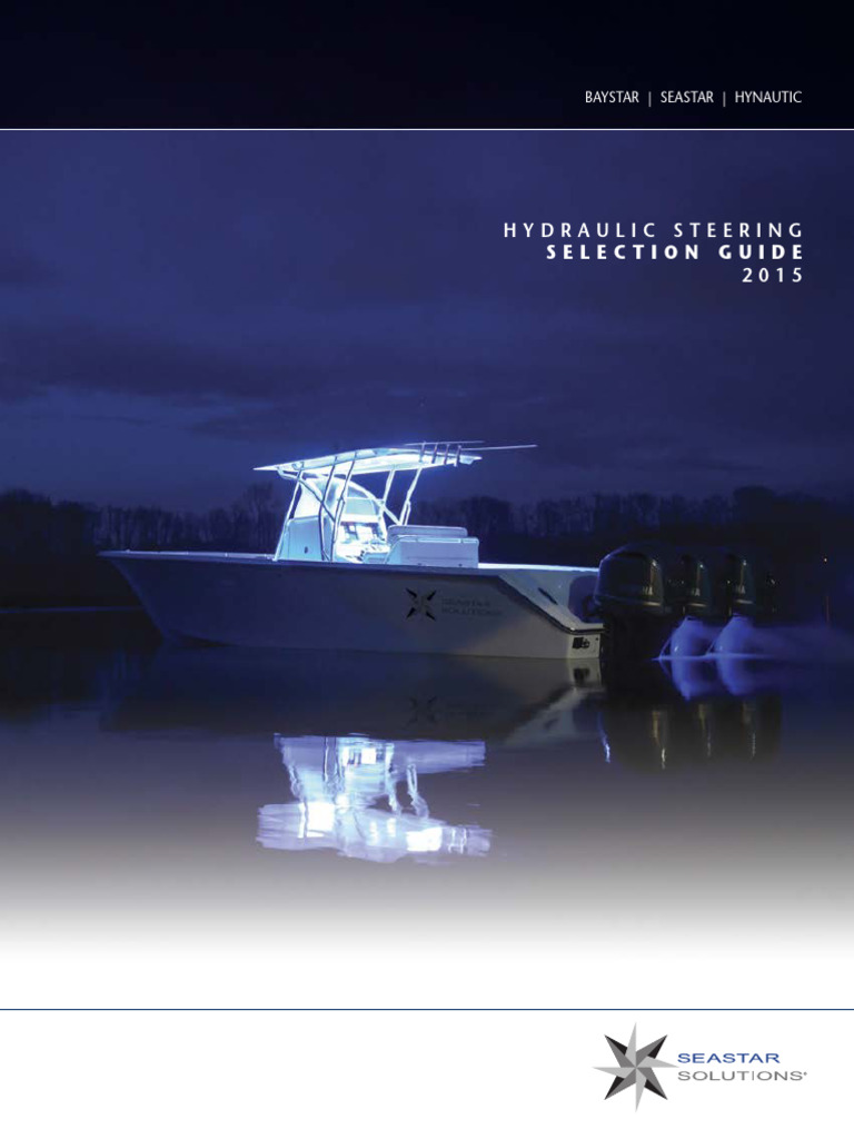 Sea Star Hydraulic Steering Selection Guidee 2015 | PDF | Pump | Steering