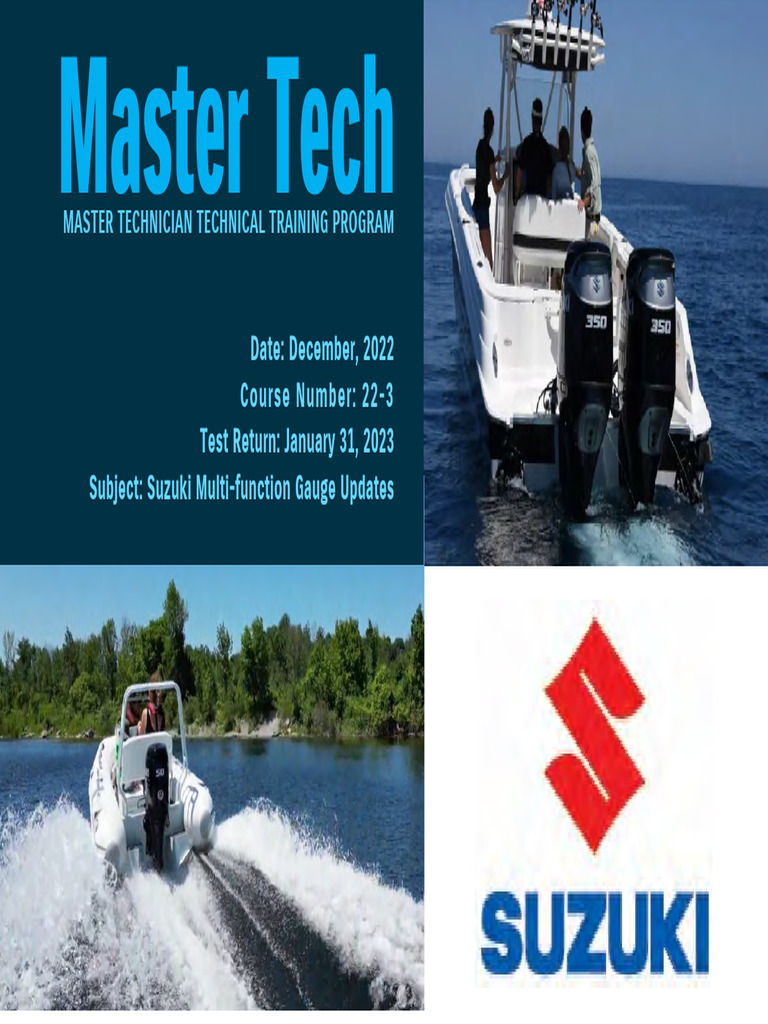 Suzuki - Master Tech M22-3E | PDF | Fuel Economy In Automobiles | Electrical Connector