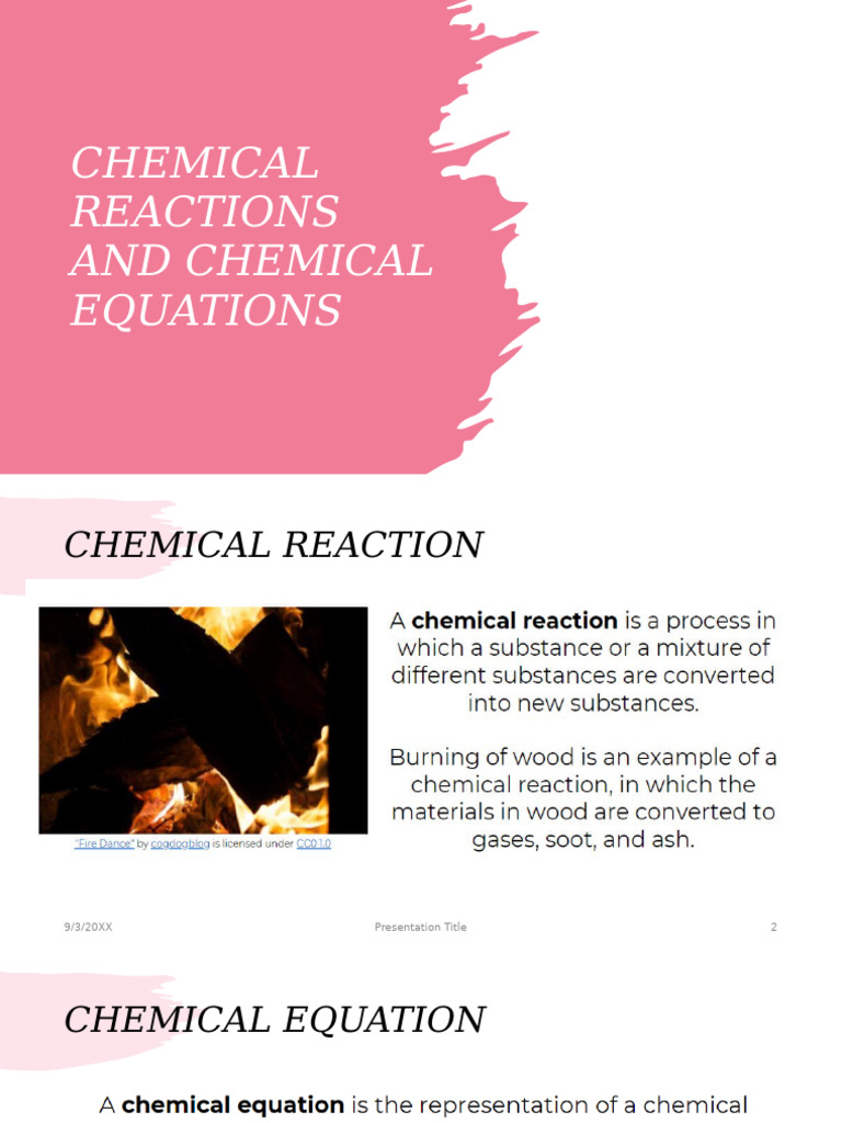 Chemical Reactions and Chemical Equations | PDF | Chemical Reaction ...