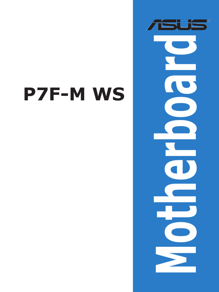 E5027 - P7F-M WS | PDF | Bios | Electrical Connector