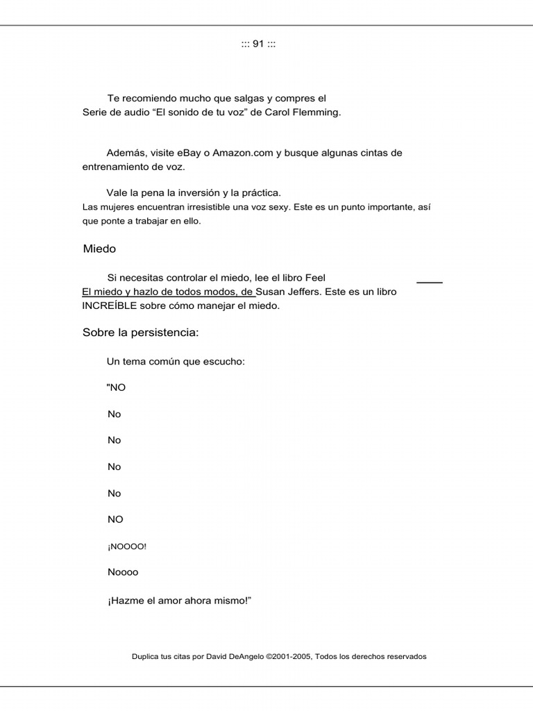 David-DeAngelo-Double Your Dating (1) - 91-120 | PDF | Comunicación