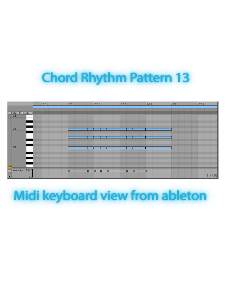 Chord Rhythm Pattern13 | PDF
