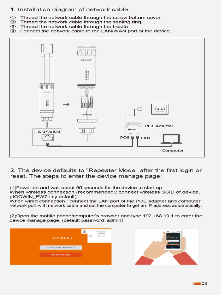 JOOWIN EW74 User Guide | PDF