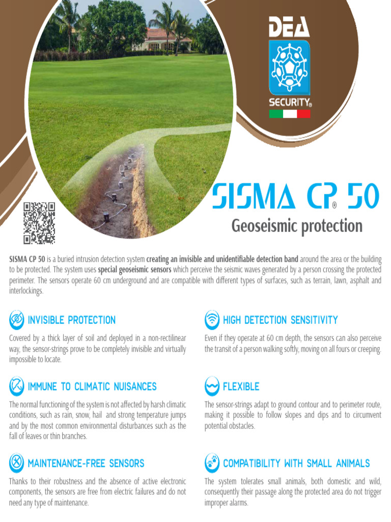 DEA Leaflet SISMA CP 50 | PDF | Sensor | Internet Protocols