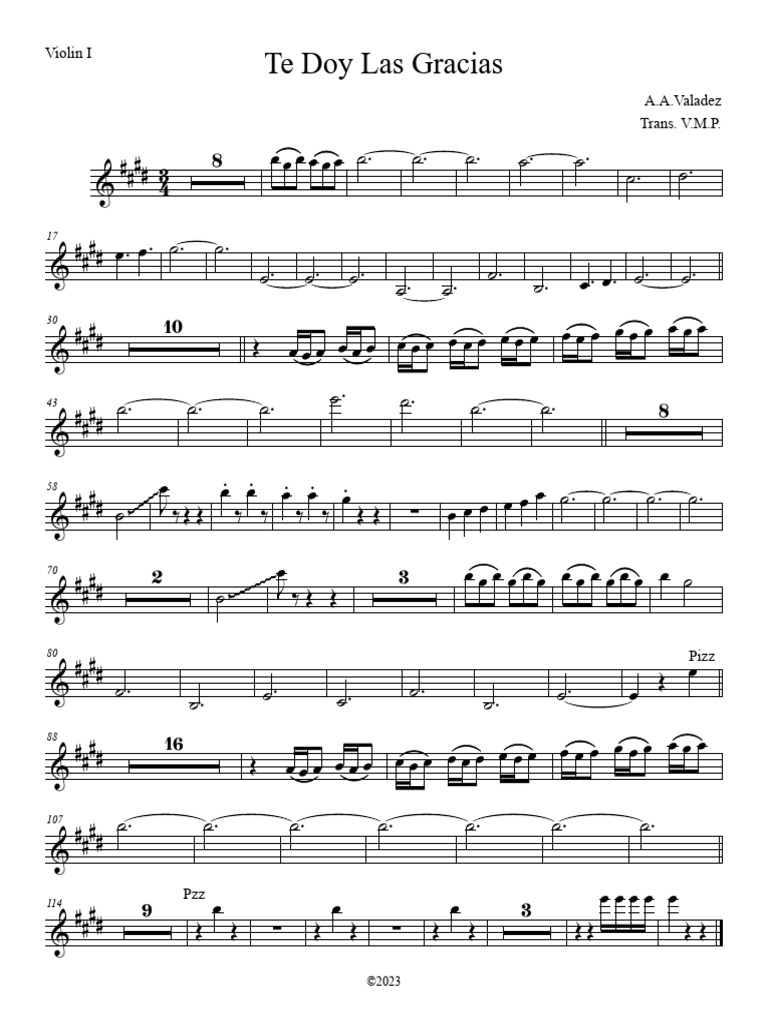 Te Doy Las Gracias 23 Vio. 1 | PDF