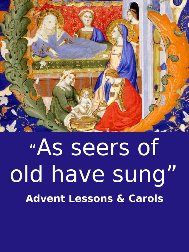 Advent Lessons and Carols Service 2021 | PDF | Lord's Prayer | Jesus