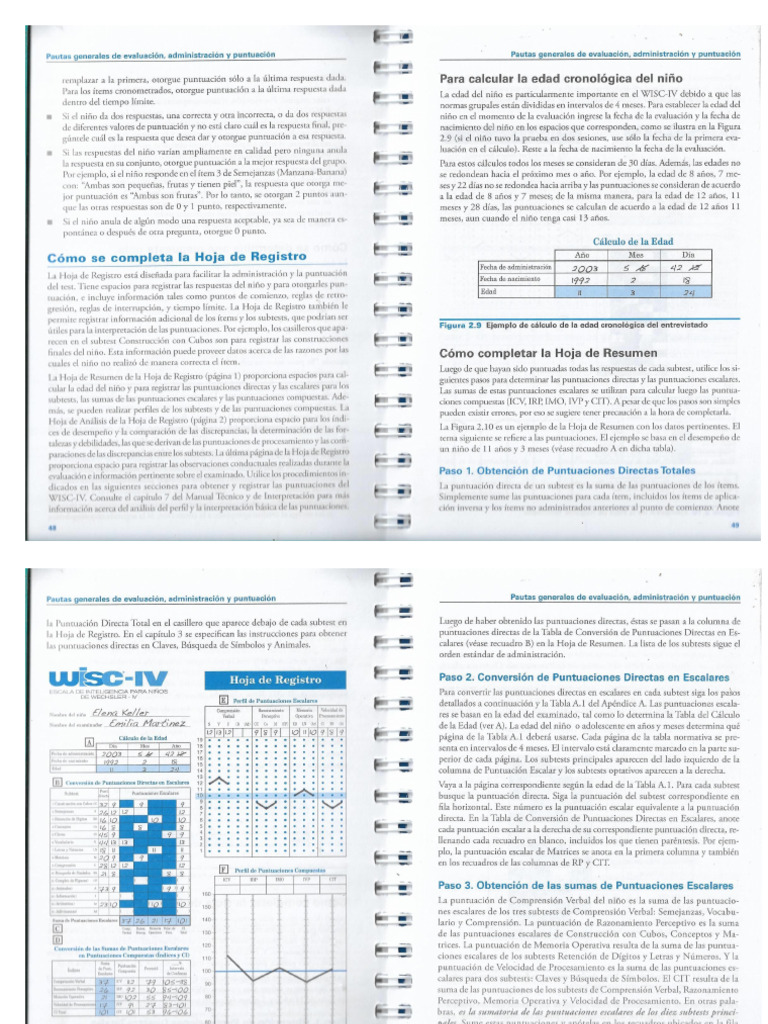 Manual de Adm y Puntuacion | PDF