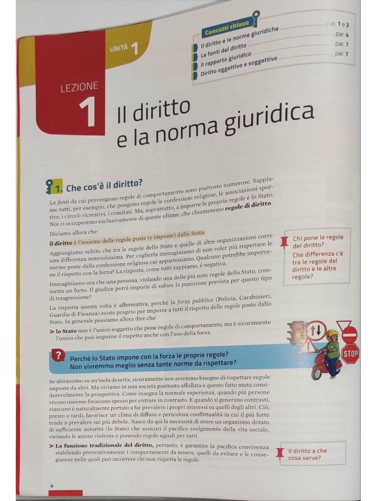 Lezione 1 Unita 1 Diritto | PDF