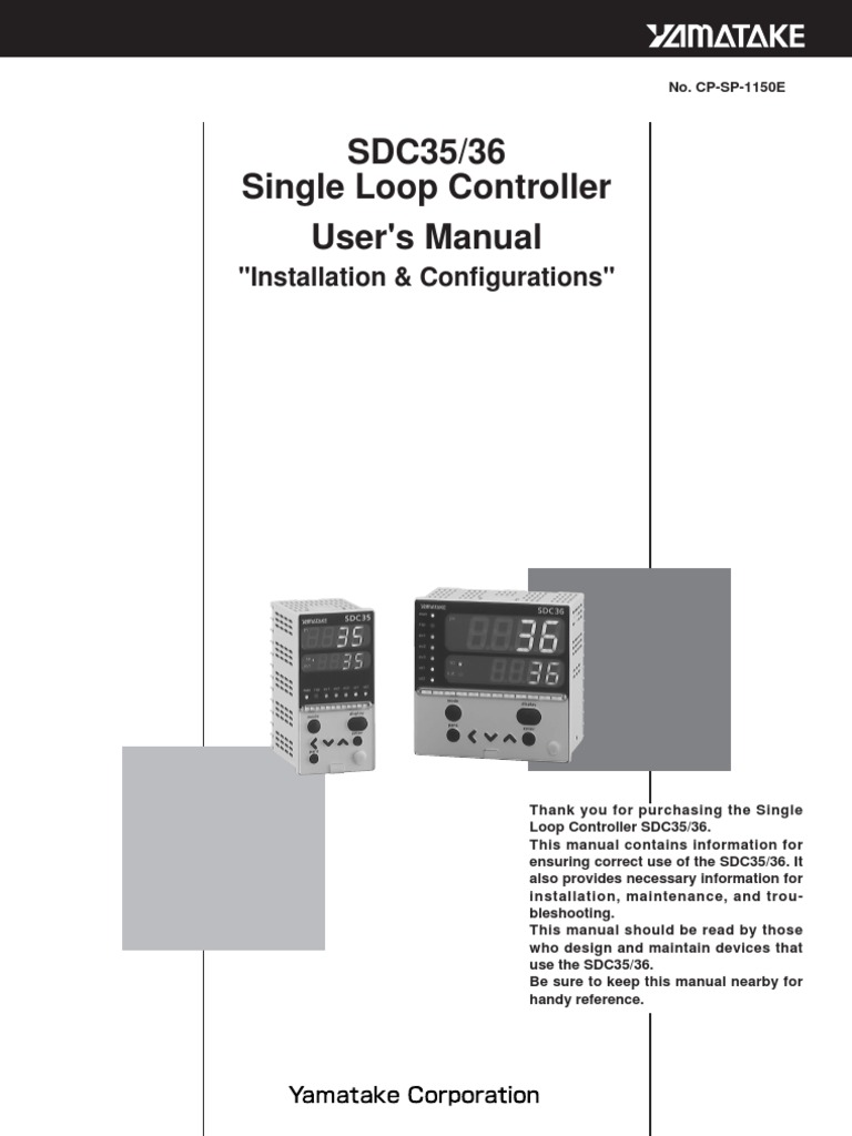 Controller Manual (SDC36) | PDF | Relay | Power Supply