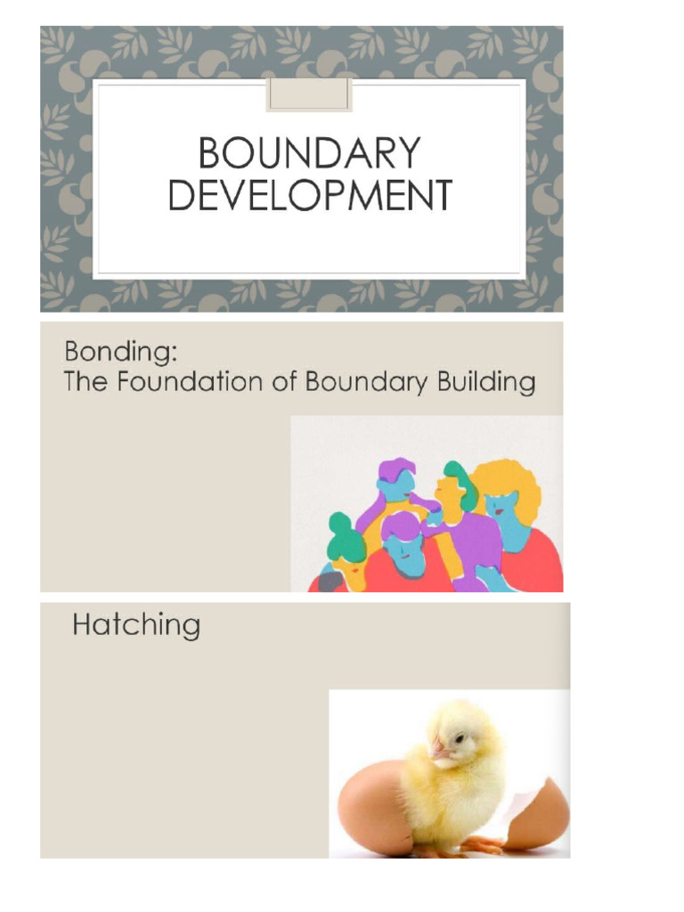 Building Blocks of Boundaries - Part 2 | PDF