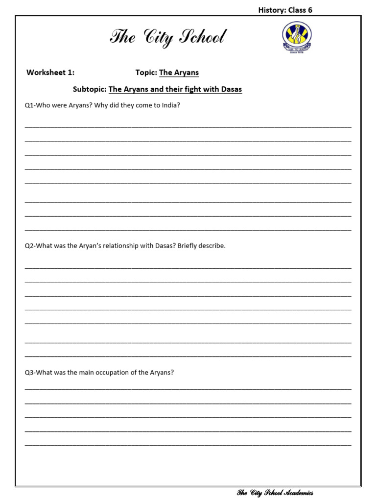 Aryans' Main Occupation Explained | PDF | Sanskrit