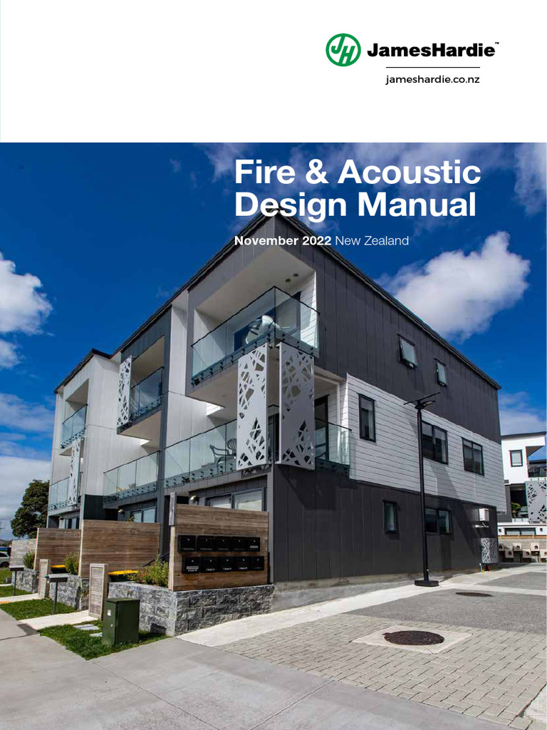 James Hardie Fire & Acoustic Manual | PDF | Framing (Construction) | Wall