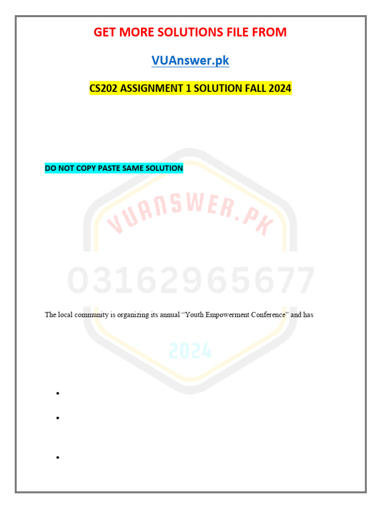 CS202 Assignment 1 Solution Fall 2024 | PDF | Html | Websites