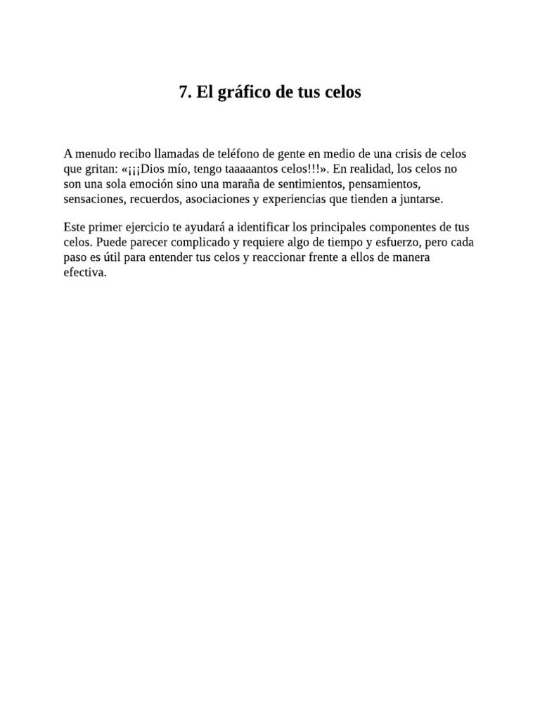 Sintomas-Kathy Labriola. El Libro de Los Celos | PDF