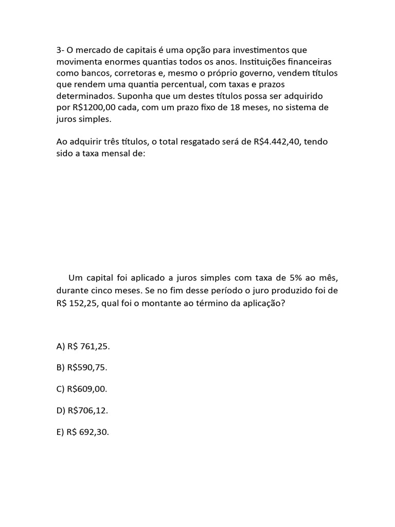 Conteudo Da Prova | PDF