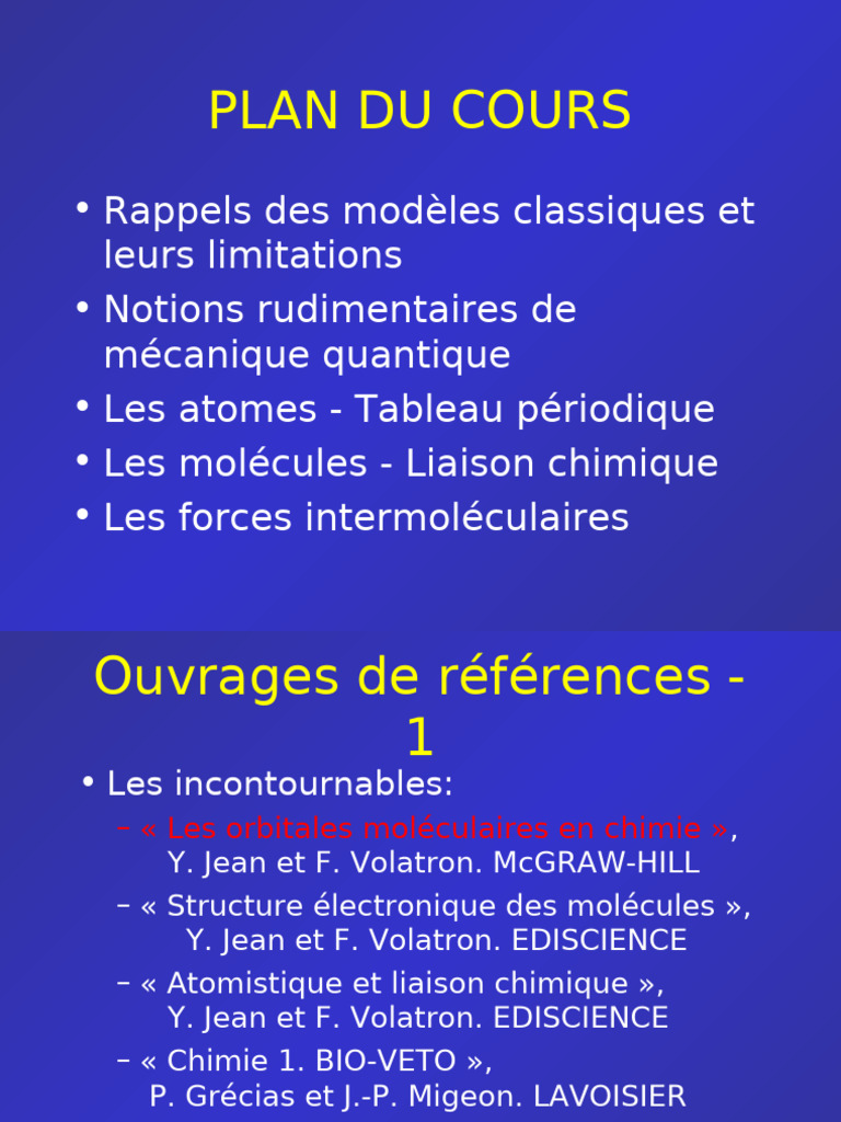 Atomistique 01 | PDF | Liaison chimique | Atomes