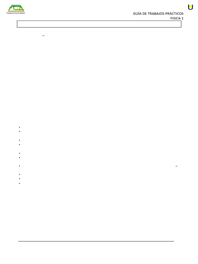 Guia TP Fisica 1 - 2021 | PDF | Medición | Fuerza