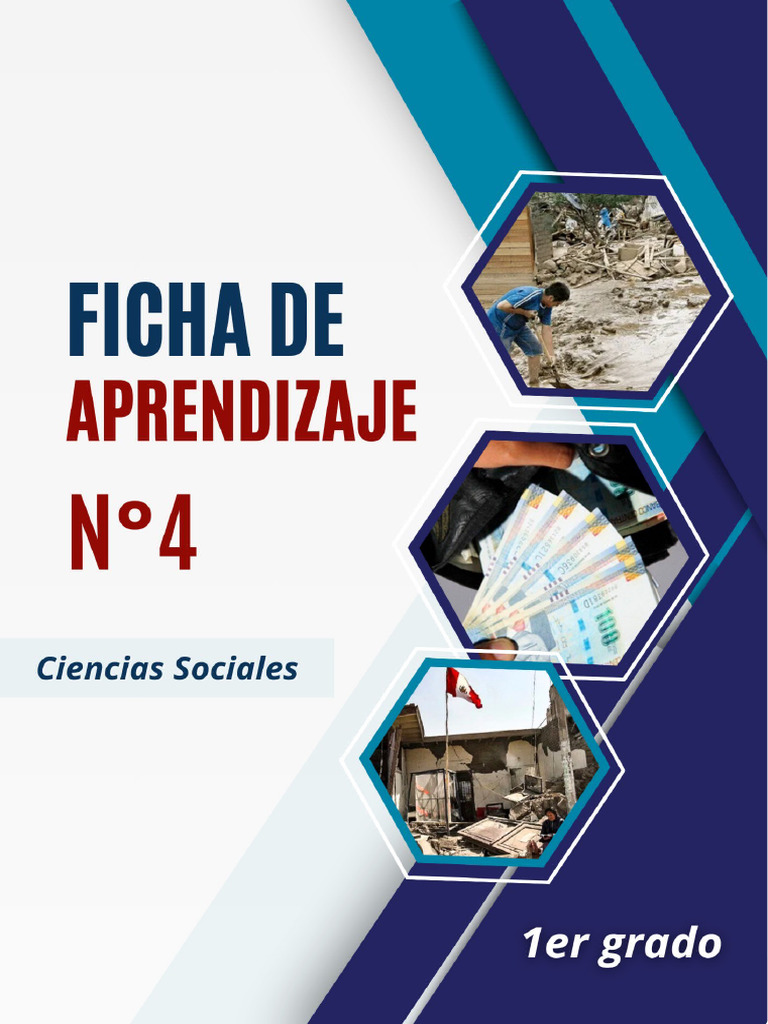 Ficha 04 - 1ero Grado | PDF | Temblores | Desastres naturales