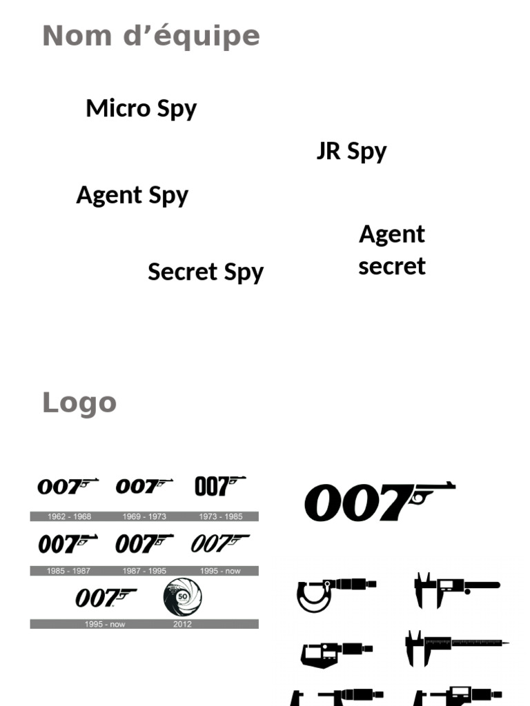 Équipe Micro Spy : Logos et Noms | PDF | Ordinateurs