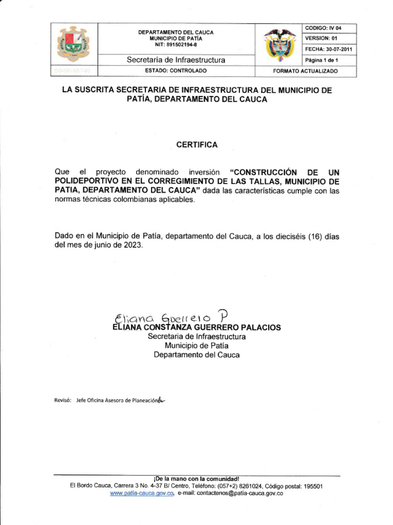 Certificacion NTC | PDF