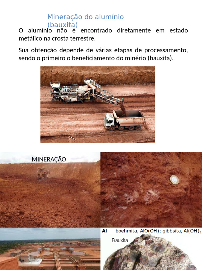 1.2 MNF-Mineração e Beneficiamento Da Bauxita | PDF | Óxido de alumínio ...