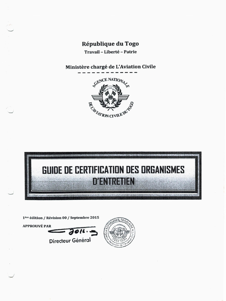Guide Certification AMO | PDF | Avion | Aviation