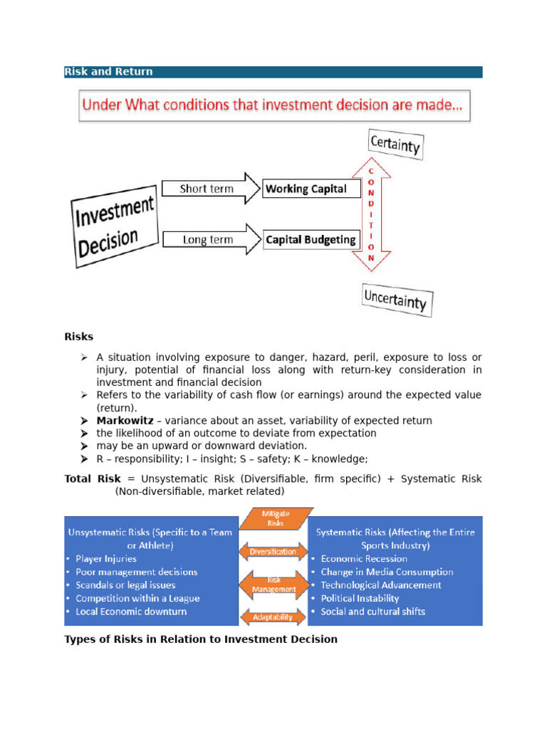 Spoelec Interim 2 | PDF | Diversification (Finance) | Financial Risk