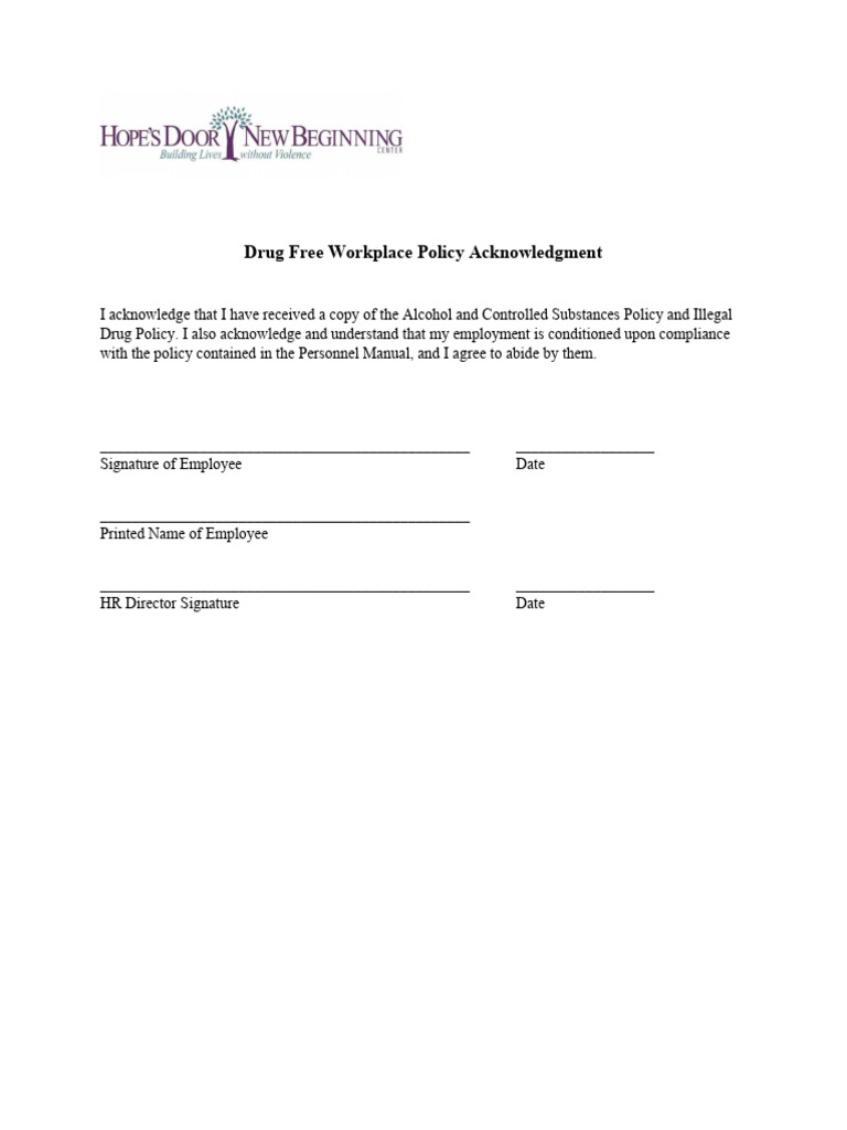 Employee Policy Acknowledgment | PDF | Arbitration | Discovery (Law)