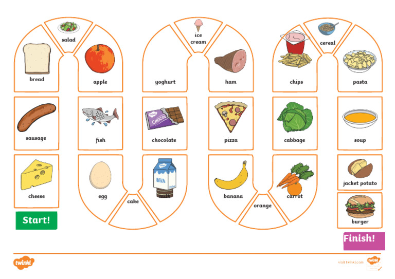 Food Preference Board Game | PDF