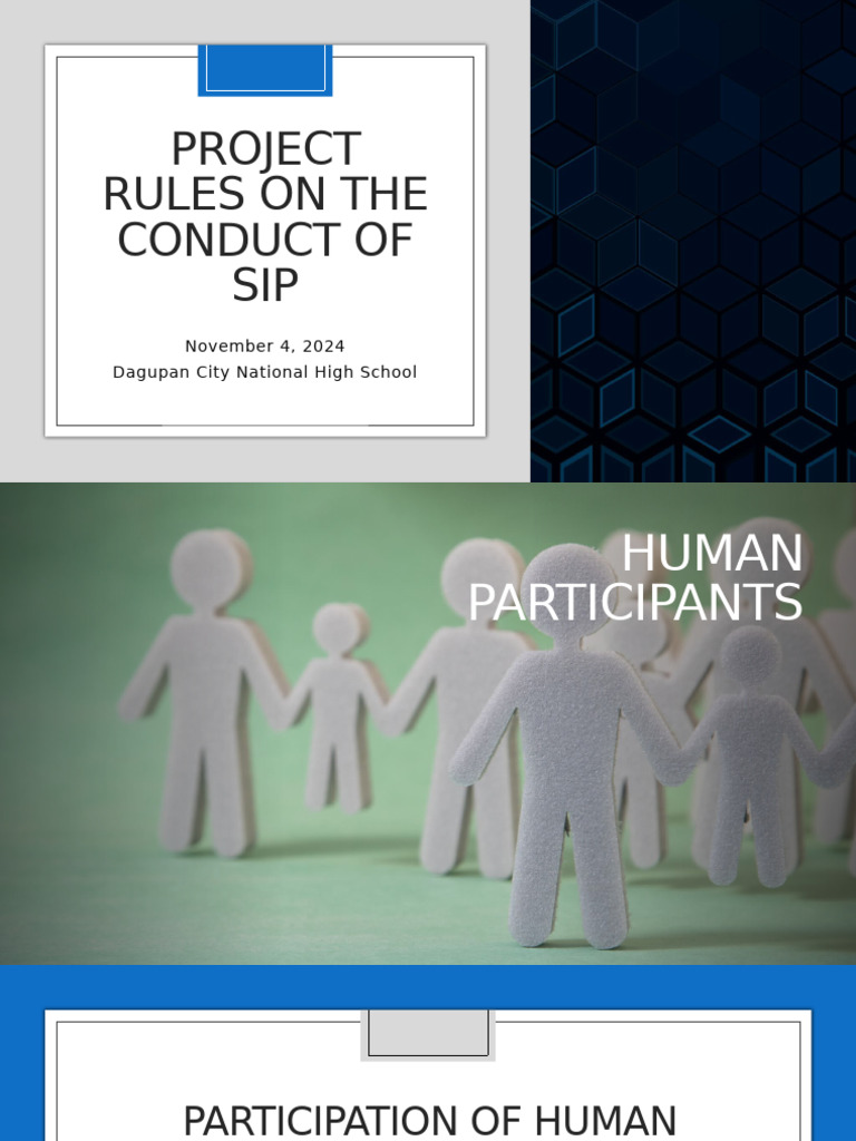 Lesson 2A - Project Rules Human Participants | PDF | Institutional ...