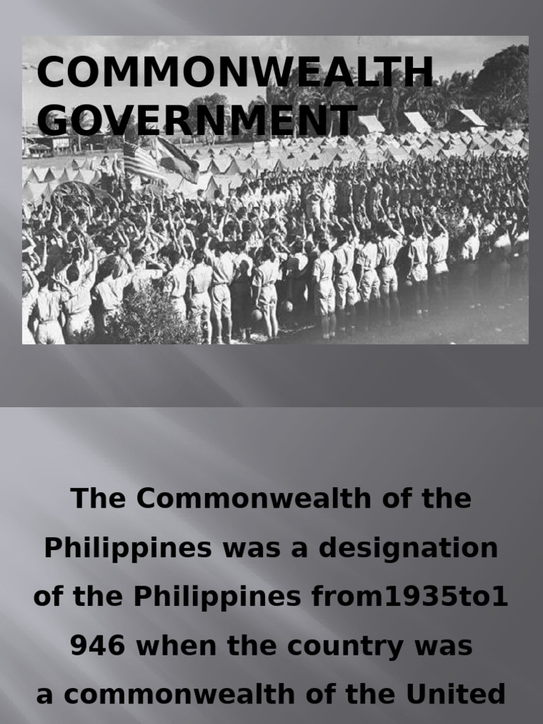 Lesson 12 Commonwealth | PDF | President Of The Philippines | World Politics