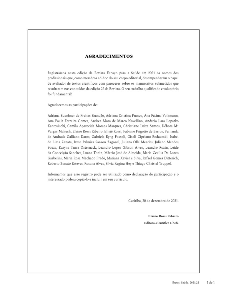 Deboramakuch, AGRADECIMENTOS | PDF