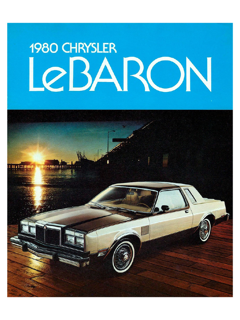 Chrysler LeBaron 1980 CA | PDF