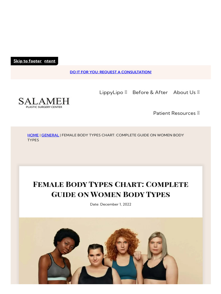 Female Body Types Guide | PDF | Body Shape | Waist