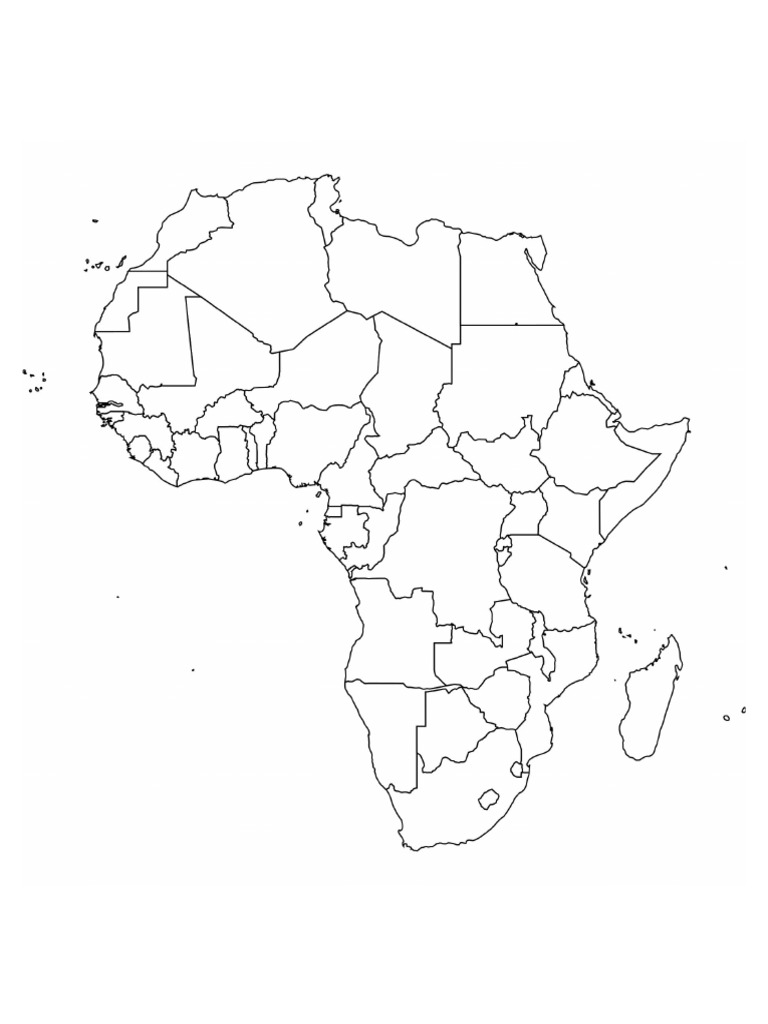 Africa Blank Map | PDF