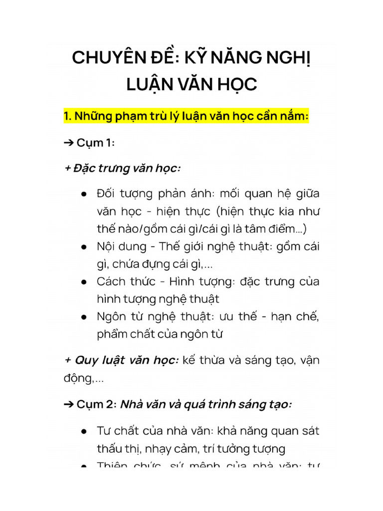 Kỹ Năng NLVH | PDF