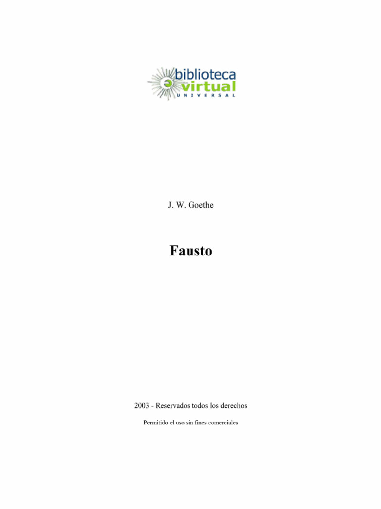 Fausto | PDF
