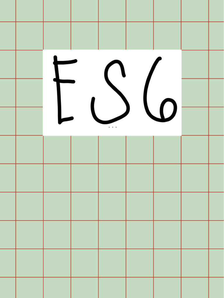 ES6 Notes (Material Science) | PDF