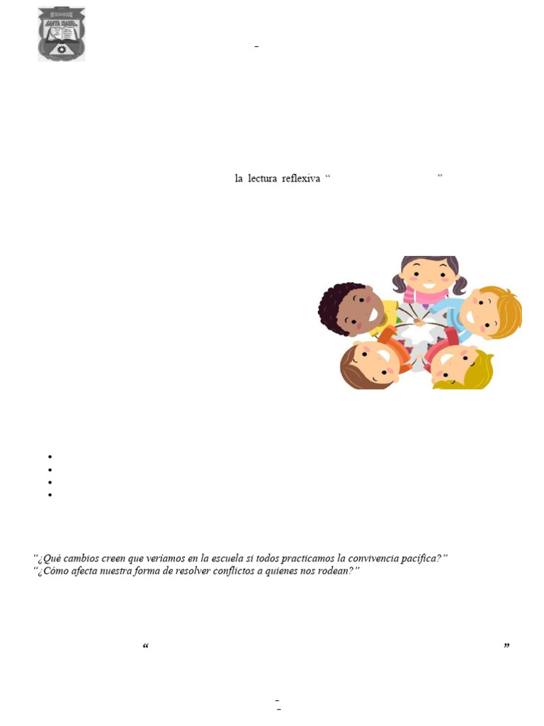 Ejemplos de Convivencia Pacífica | PDF | Relaciones personales, crianza ...