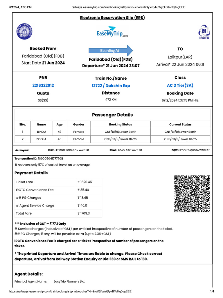 SUSHMA 21.6.2024 (Bindu Pooja) | PDF