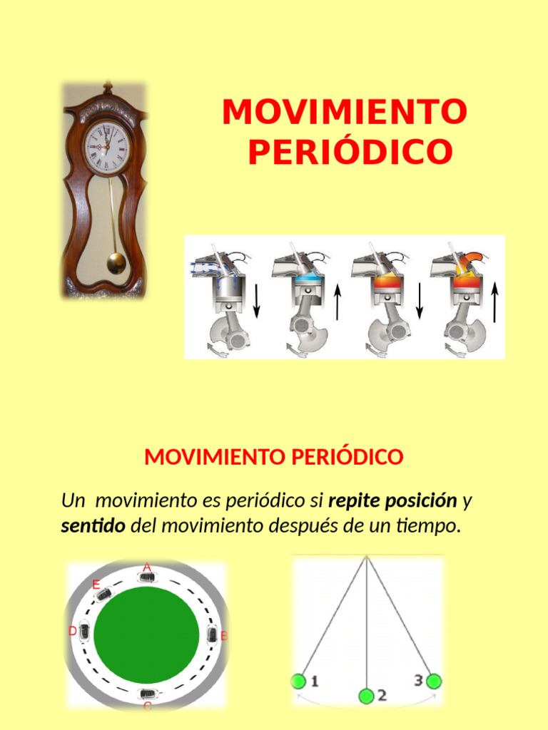 12 - Movimientos Periódicos | PDF | Física | Movimiento (física)