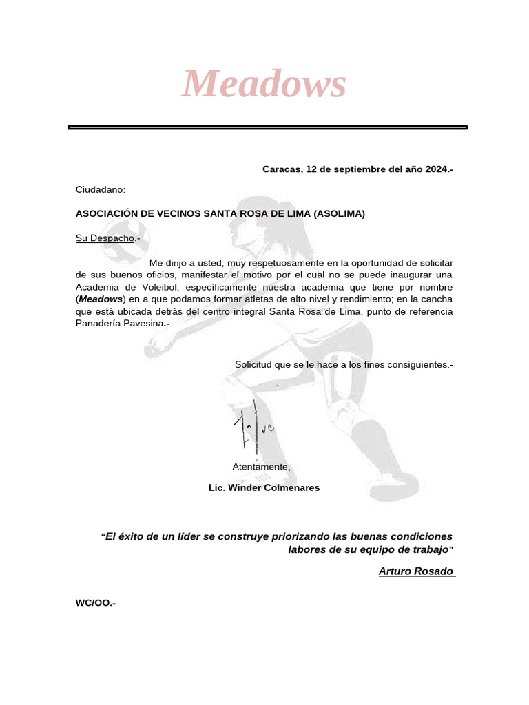 Oficio Meadows | PDF