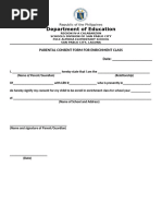 ARAL-Reading Program Parent Consent Form | PDF
