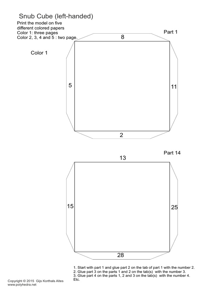 Large Snub Cube Left Handed | PDF | Freedom Of Expression Law ...