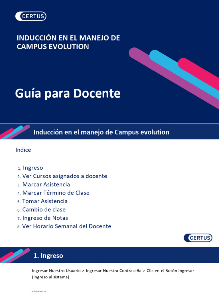 Inducción al Uso de Campus Evolution | PDF | Software