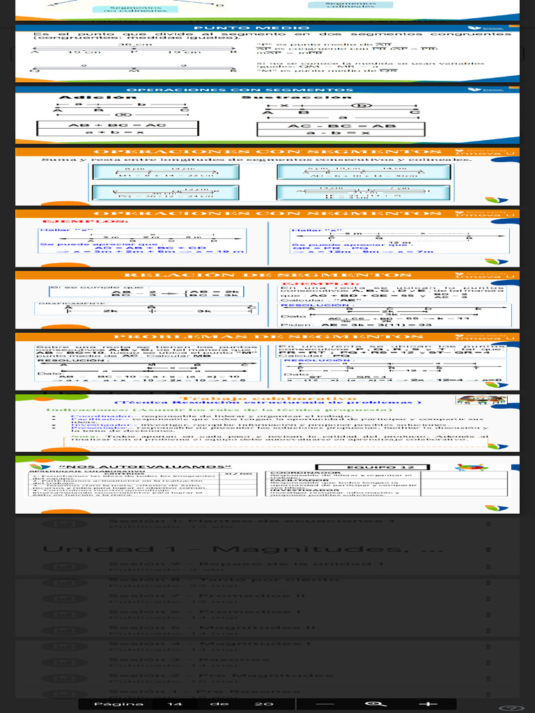 Trabajo de Clase de Undécimo B - Matemática PUR - Ricardo Quispe | PDF | Triángulo | Matemáticas